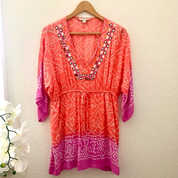 Boston Proper | Swim | Boston Proper Sherbet Ombr Beach Pool Dress ...